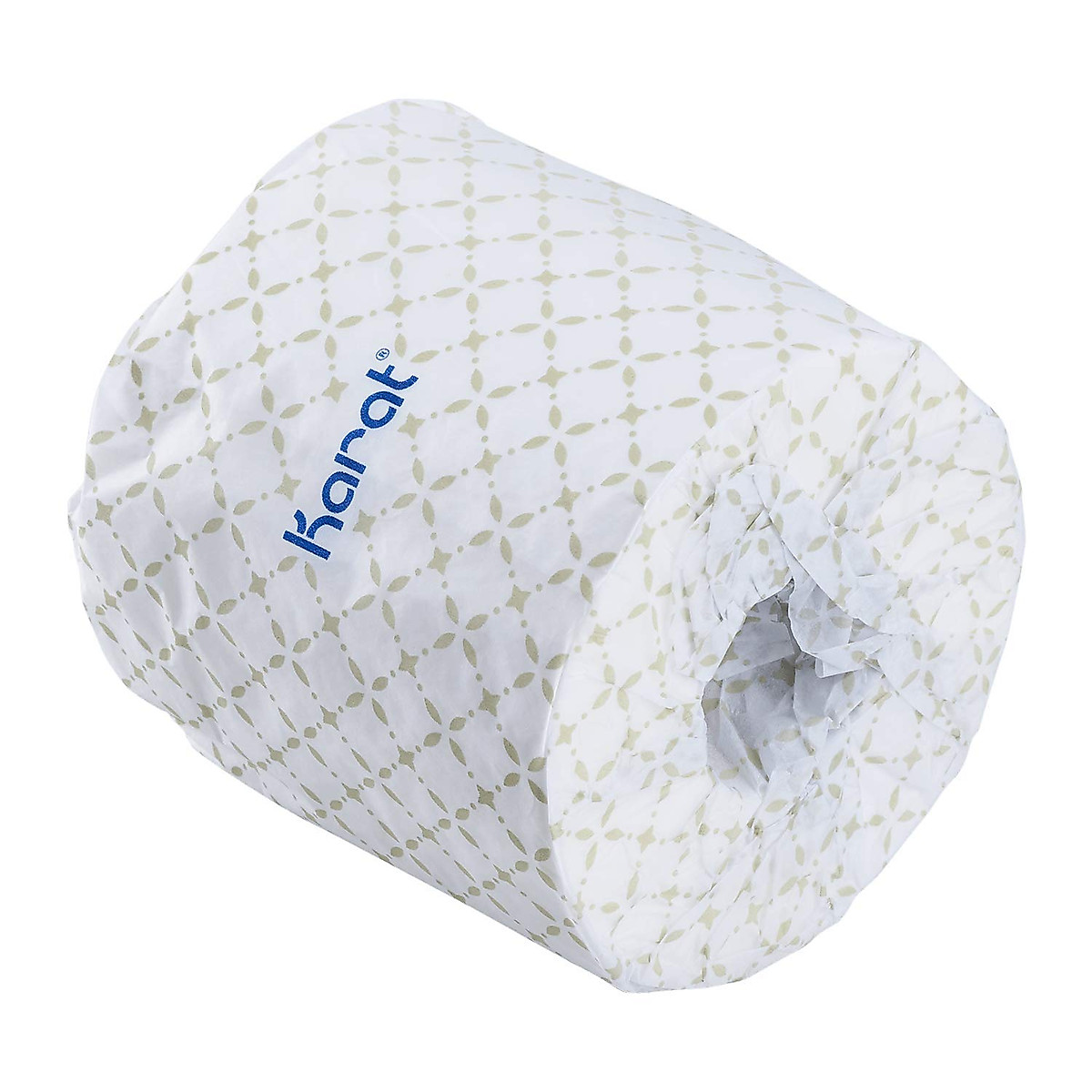 Karat 2-Ply Toilet Paper, 48 Rolls, 500 Sheets, Embossed for Softness, Individually Wrapped for Hygiene, Virgin Wood Fiber (JS-TTW500)