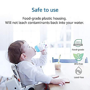 AQUACREST 9601 Water Filter, Model No.AQU-WF55. Replacement for Moen 9601 ChoiceFlo 9600, 9602, 9500, 9501, 9502, Fits F87400, F7400, F87200, 77200, CAF87254, S5500 Series of Moen Faucets (Pack of 1)