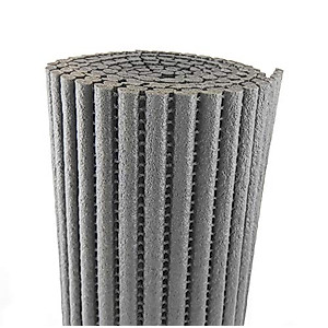 DINY Home Collections Professional Grade Heavy Duty Anti-Slip Mat Non Skid - Shelf and Drawer Liner 18" x 78.75" (6ft) - Trim to Fit (Black)