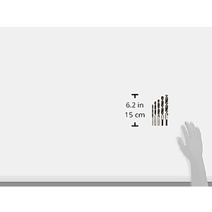 BOSCH B14616 5-Piece Brad Point Drill Bit Set