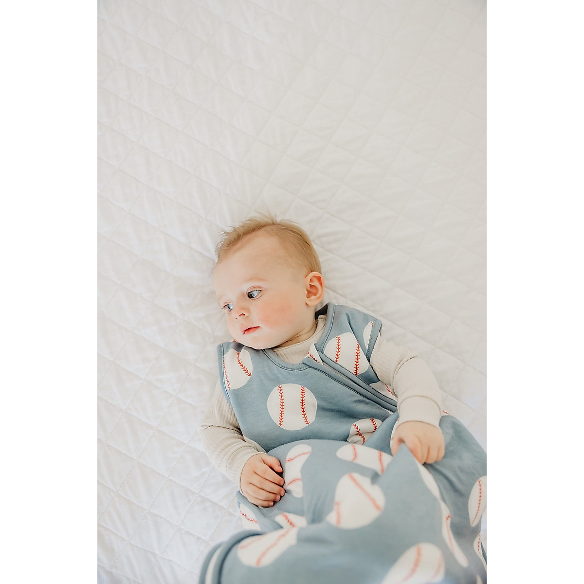 Copper Pearl Sleep Sack: Warm and Cozy Baby Bag in a Variety of Trendy Designs, Safe Alternative to Blankets, Sleeveless Baby Sleep Sack Swaddle Sizes Newborn to 24 Months - Slugger