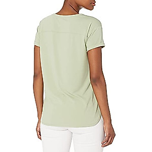 Amazon Essentials Women's Studio Relaxed-Fit Lightweight Crewneck T-Shirt (Available in Plus Size), Light Green, X-Large