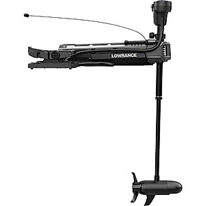 Lowrance Ghost - Freshwater Trolling Motor, 52" Shaft, Bow Mount, 97/120 lbs Thrust with Configurable Foot Pedal, HDI Sonar