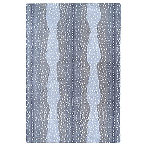 Hand Tufted Traditional Wool Area Rugs by Allen Home | Durable | 100% Wool | Living Room, Dining Room, Bedroom, and Entryway Area Rugs | 8’ x 10’ | Antelope Grey