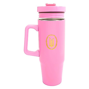 WICKED 900ml Insulated Tumbler with Straw and Lid | Official Merchandise by Polar Gear Movie Themed Travel Tumbler Cup | Double Wall Stainless Steel Tumbler Insulated Cup