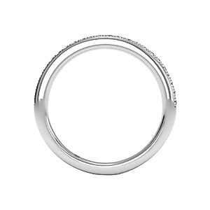 Reyansh Fashion Created Princess Cut White Diamond 925 Sterling Silver 14K White Gold Over Diamond Engagement Rings Set for Women