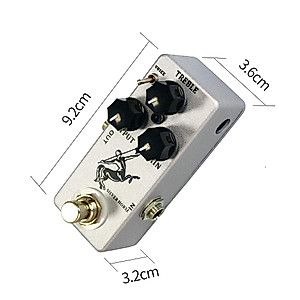 Overdrive Function Guitar Effect Pedal with True Bypass for Electric Guitar