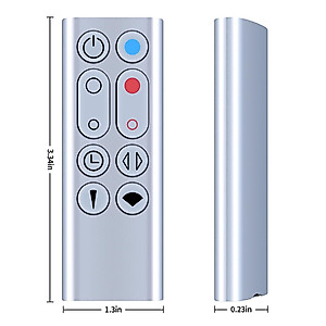 HP00/HP01/HP09 Remote Control for Dyson Hot + Cool Fan Heater Tower,ABS Material Dyson Remote Control Replacement
