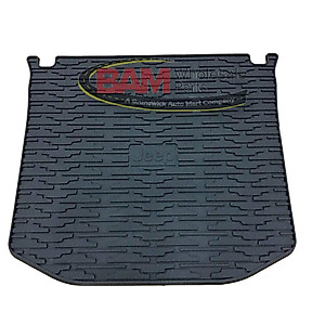 Compatible for 2011-2019 Jeep Grand Cherokee OEM Rubber Rear Cargo Mat 82212085 Mopar