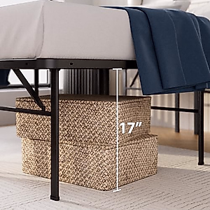ZINUS SmartBase Heavy Duty Mattress Foundation, 18 Inch Metal Platform Bed Frame, No Box Spring Needed, Sturdy Steel Frame, Underbed Storage, King