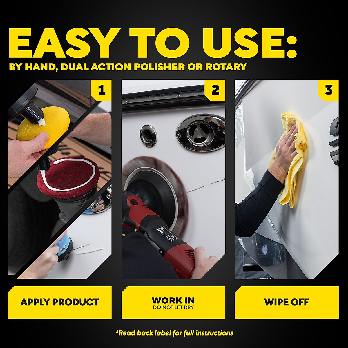 Meguiar's M6732 Marine/RV One Step Compound - 32 Oz Bottle