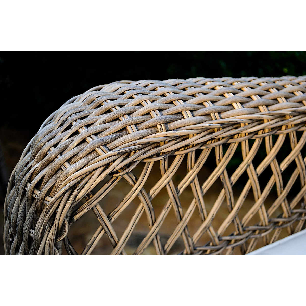 Tortuga Outdoor Rio Vista 6 Piece Sofa Patio Furniture Set, Brown and Beige