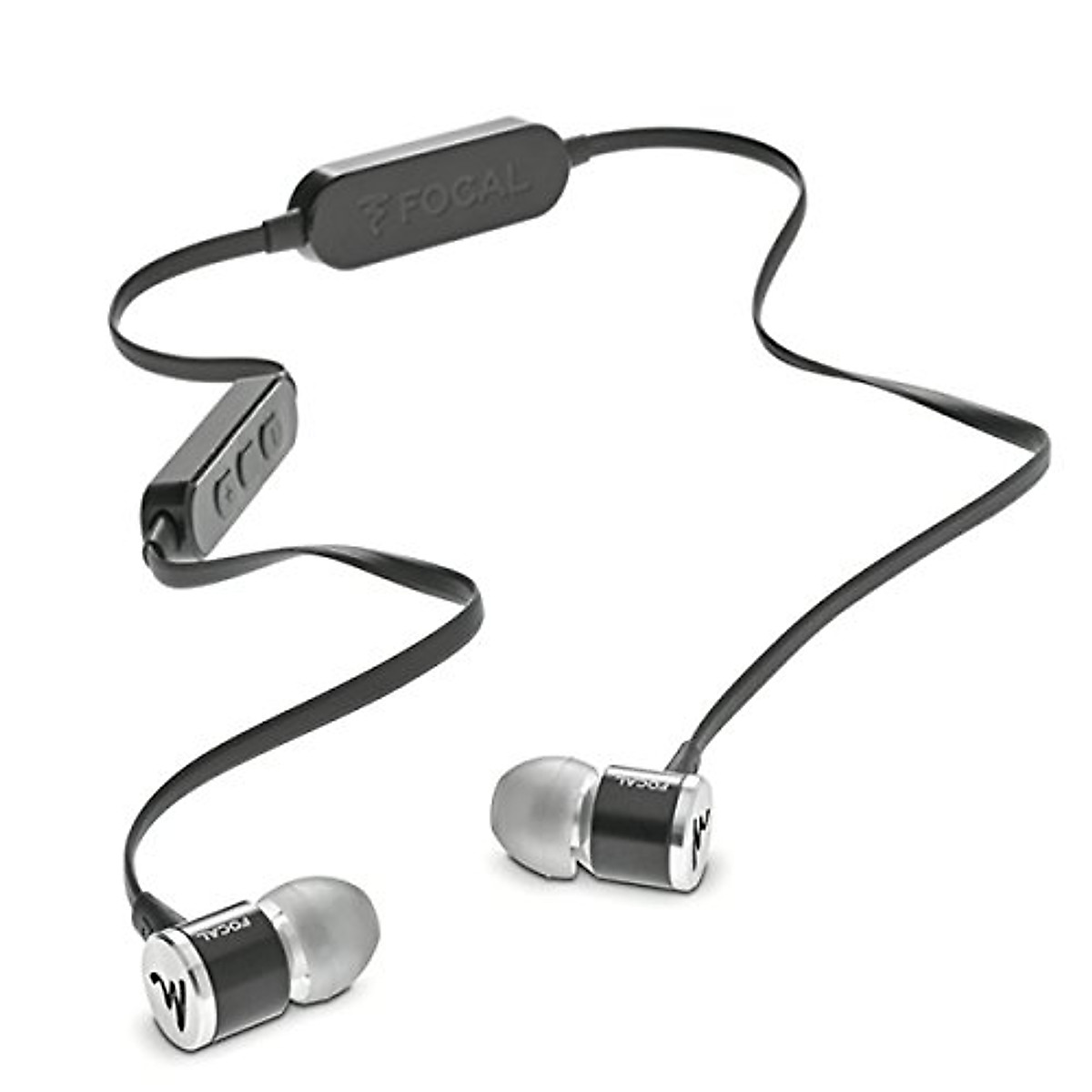 Focal Spark Wireless in-Ear Headphones with 3-Button Remote and Microphone (Black)