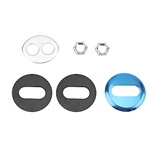 TOPINCN Double Holes Sink Faucet Tap Drinking Water Filter 2-Handle Kitchen Sink Faucet Chrome Reverse Osmosis