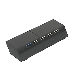 ROCKSOUL PS-USBHUB5 USB Hub, Black - PlayStation 4