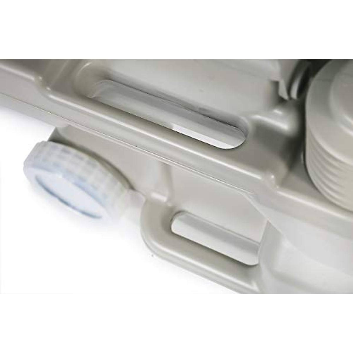 Camco Portable Toilet | Ideal for Camping, RVing, Boating, Road Trips and Other Recreational Activities | 5.3 Gallons, Gray (41541)