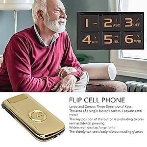 Dpofirs Unlocked Flip Phone 2G, Cell Phone for Seniors Kids, Big Button Mobile Phone with Large ...