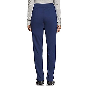 Scrubs for Women Workwear Revolution, Drawstring Cargo Pants Soft Stretch WW105, M, Navy