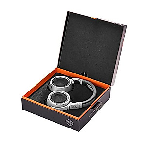 Neumann NDH 30 Dynamic Open-Back Headphone for Professional Mixing, Mastering, Twitch, YouTube, Podcast, Production, High Definition Music Listening, Titanium (509111) Large