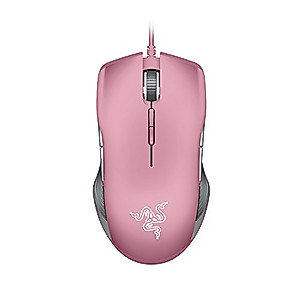 Razer Lancehead TE Ambidextrous Gaming Mouse: 16,000 DPI Optical Sensor - Chroma RGB Lighting - 8 Programmable Buttons - Mechanical Switches - Quartz Pink