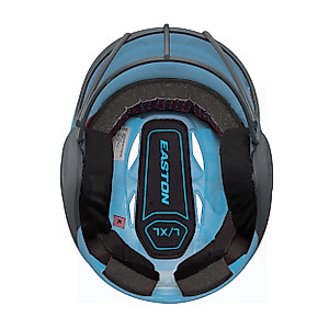 Easton | GHOST Softball Batting Helmet | Two-Tone Matt Carolina Blue/Charcoal | T-Ball/Small