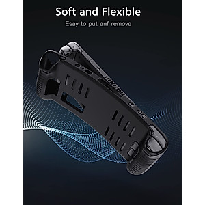 [11 in 1] Benazcap Carrying Case Compatible with Steam Deck/Steam Deck OLED, Accessories Kit with Hard Shell Travel Carry Case, Screen Protector, Silicon Protective Case,Thumb Grip Cap and More