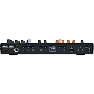 Arturia MICROFREAK Synthesizer with Poly-aftertouch Flat Keyboard BUNDLE with Samson Over Ear Headphones, Power Adapter & Instrument Polishing Cloth- Analog Synth, Synthesizer & workstation keyboards