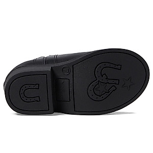 NINA Girl's Olympia (Toddler/Little Kid/Big Kid) Black Smooth 1 Little Kid M