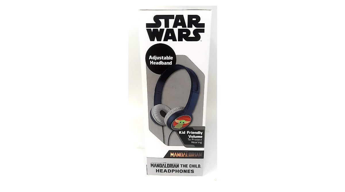 Star Wars Kid Safe Headphones Mandalorian Child Over Ear Design