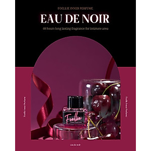Foellie Eau de Noir Underwear Perfume, 0.169 fl oz (5 ml)