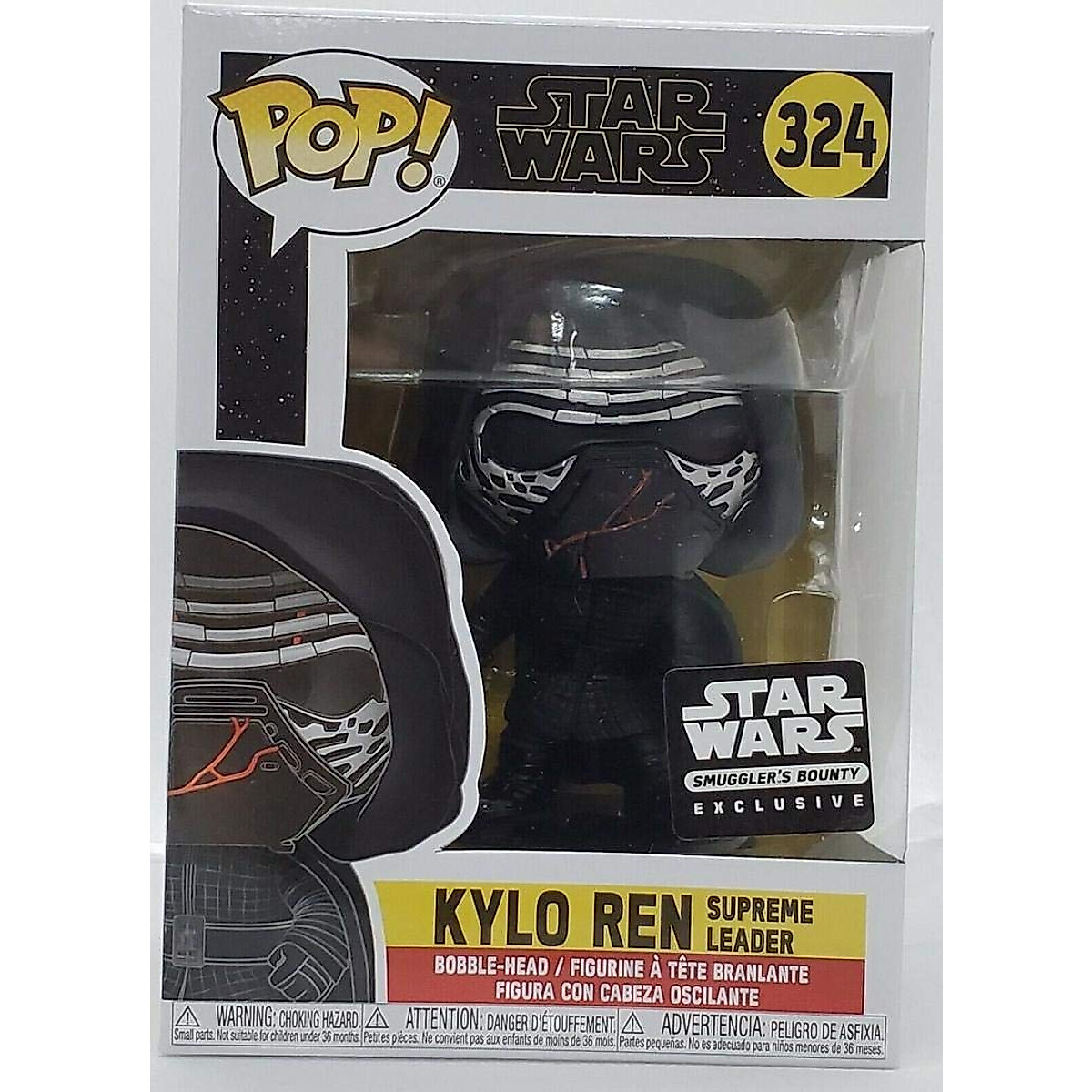 Funko Star Wars POP! #324 "Kylo Ren Vinyl Bobble Head - Smugglers Bounty