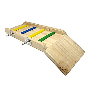 Alfie Pet - John Wood Ladder Platform for Mouse, Chinchilla, Rat, Gerbil and Dwarf Hamster