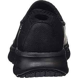 Skechers for Work Women's Sure Track Slip Resistant Shoe, Black, 9.5 M US
