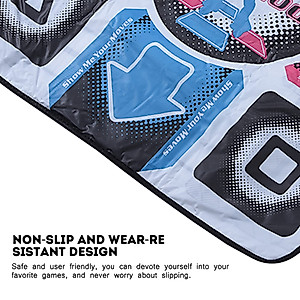 Non-Slip TV Dance Mat DDR Dancing Pad Blanket for Microsoft Xbox 360 Game for Windows XP/ 7 / 10 OS with USB Interface