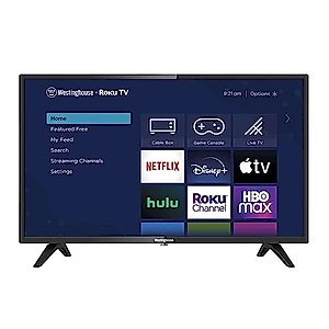 Westinghouse 24" 720p LED Roku Smart TV WR24HT2212 (Renewed)