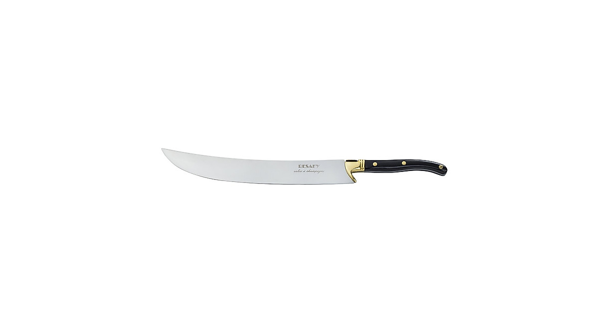 Resafy Champagne Saber: Elegant Sabrage Sword with Wood Box