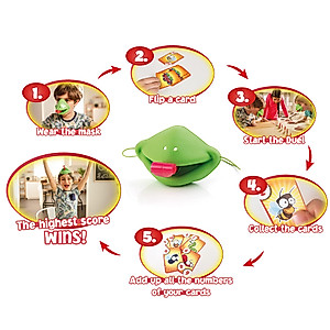TIC TAC Tongue Game, Be Quick to Lick The Bugs, Chameleon Game, Ages 4+, Family Games, Memory Game, Fun Games, Toys for Boys, Party Games