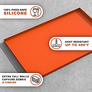for Blackstone 28 Inch Griddle Mat Buddy, Silicone Grill Mat Protective Cover Accessories for Blackstone Griddle, Heavy Duty Food Grade Protector