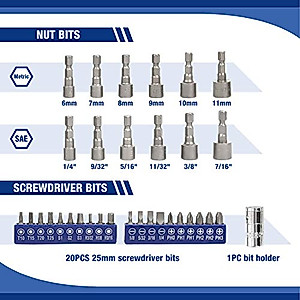 WORKPRO 70-Piece 1/4" Drive Socket Set with Quick-Release Ratchet, Metric and SAE for Auto Repairing & Household, W003068A