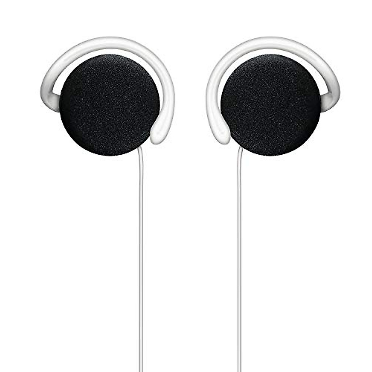 AirFIT Foam Ear Pads for Stereo Headset Headphone Covers 46mm / 1.8" Replacement Ear Cushions, Black, 5 Pairs