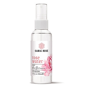 Rosewater Hydrating Spray Mist for Face & Hair | Rose Water Toner (1.7 oz (Travel Size))