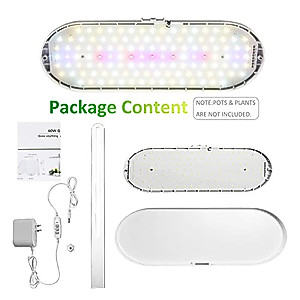 DIGLAB Indoor Garden Led Grow Light:Herb Seeds Kitchen Garden Grow Kit - House Plant Growing Lamps Growing System with Timer