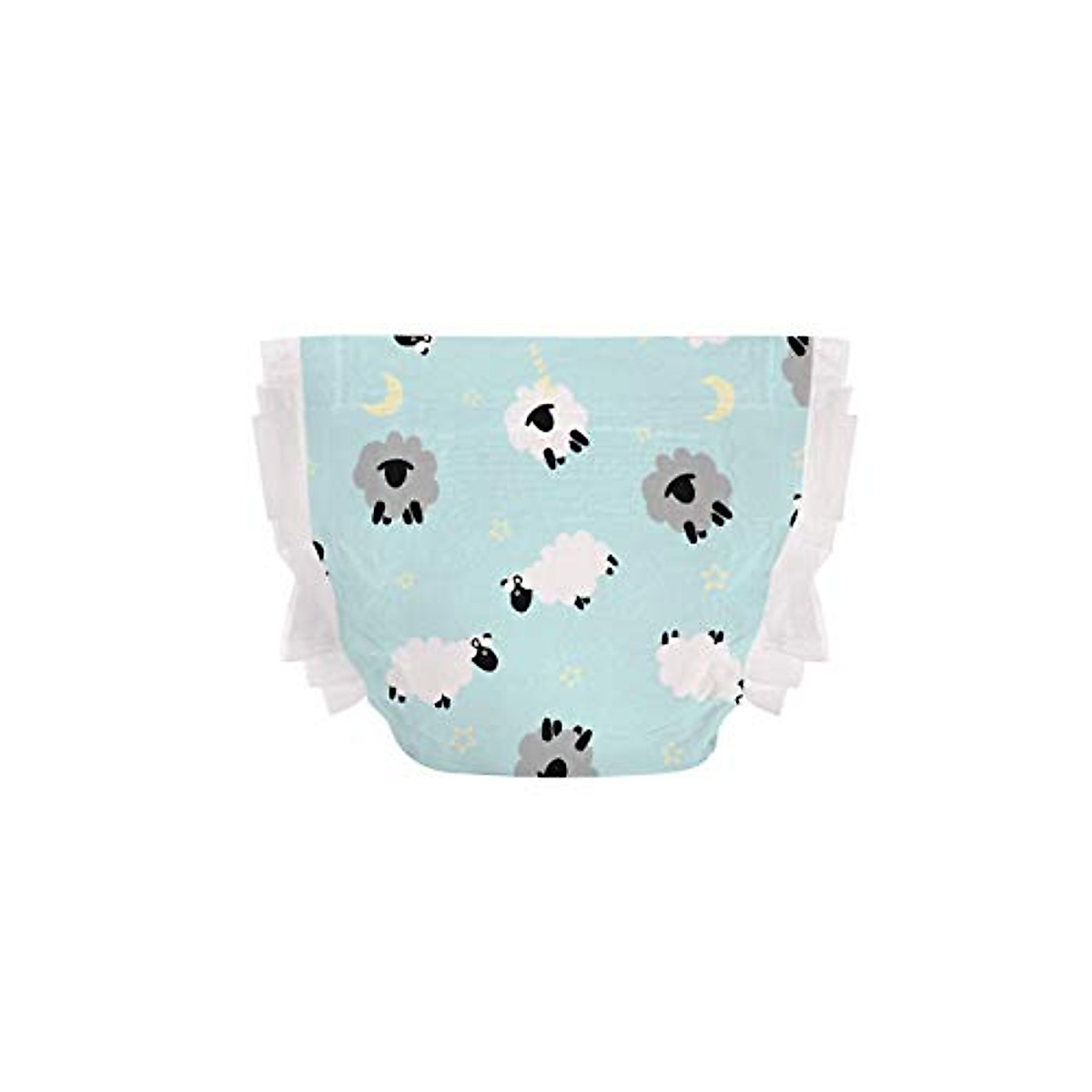 The Honest Company Overnight Diapers, Sleepy Sheep, Size 5, 80 Count, Pack of 4