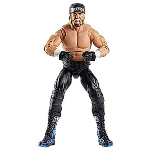WWE Ultimate Edition Wave 7 Hollywood Hogan Action Figure 6 in with Interchangeable Entrance JacketLanternExtra Head and Swappable Hands for Ages 8 Years Old and Up