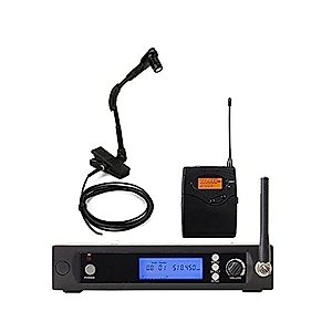 Bolymic Instrument Wireless Microphone Professional Stage Performance System for Saxophone Tuba Trumpet