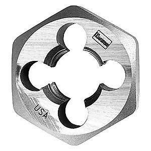 Irwin Hanson 9742 1" 12mm-1.25 Hexagon Metric Die