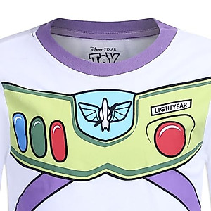 Disney Toy Story Woody and Buzz Lightyear Boys Long Sleeve Shirt and Pants Set for Toddler and Little Kids