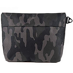 DIME BAGS Omerta Collector Carbon Filter Bag | Carbon-Lined Pouch with Activated Carbon Technology and Dual-Velcro Seal (9 Inch, Camo)