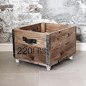 Swivel Caster Wheels for Furniture, 2 Inch Heavy Duty Castor Wheels Set of 4, Crystal Clear Polyurethane Rolling Castors with 360 Degree Plate for Cabinet,Ottoman,Bench (500LBS,Screws Included)