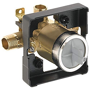 Delta Faucet R10000-UNWSHF MultiChoice Shower Valve Body for Shower Faucet Trim Kits (with Screwdriver Stops)